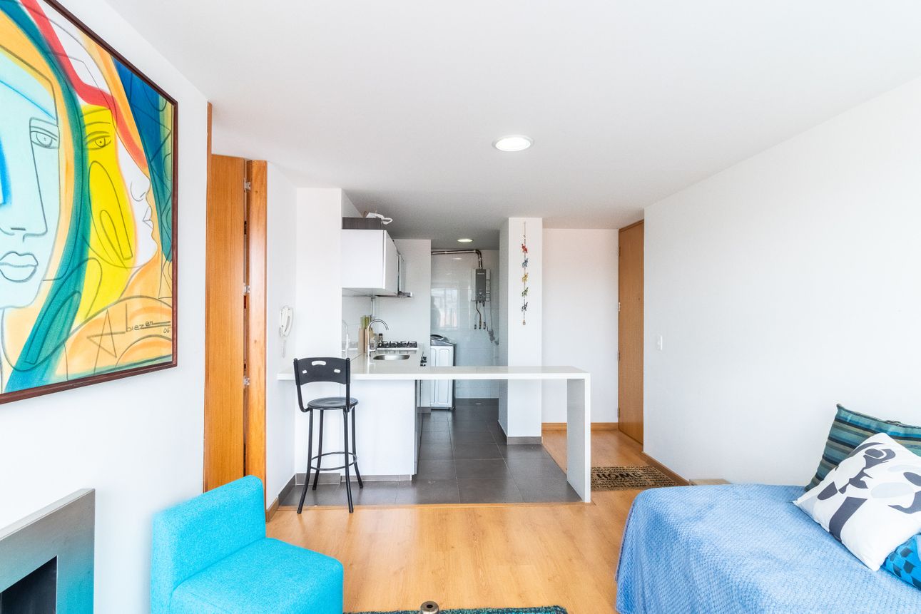 Apartamento en venta o arriendo en Batán, Bogotá - 1 Habitaciones, 41m2