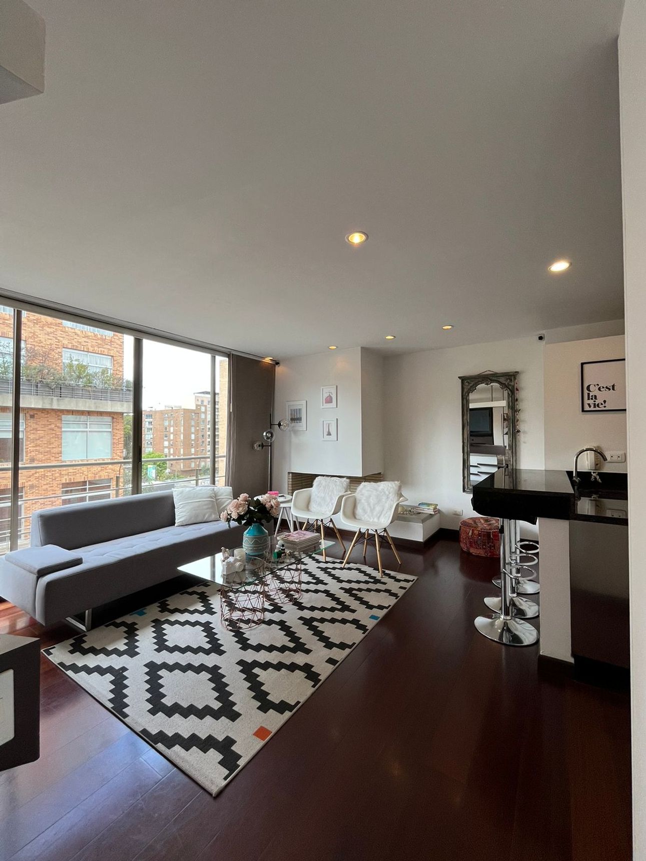 Apartamento en Arriendo en Chicó Norte, Bogotá - 1 Alcobas, 46m2 - PADS